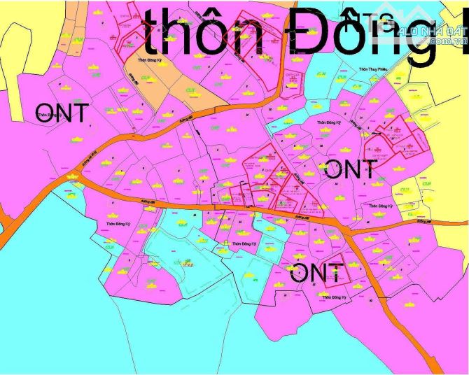 Lô đất mặt đường trục chính liên thôn kinh doanh buôn bán, gần trường ...